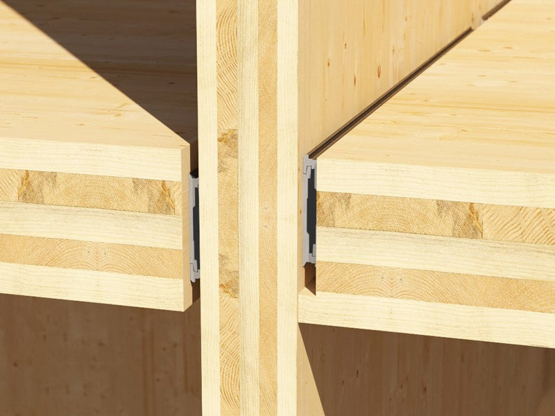 Clik/Lock T Concealed Hook Timber-to-Timber Connector – Timber Fixit