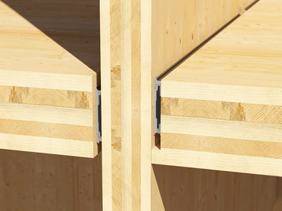 Clik/Lock T Concealed Hook Timber-to-Timber Connector – Timber Fixit