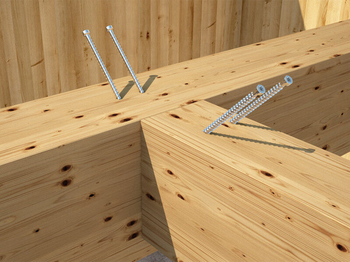 VGZ Full Threaded Screw with Cylindrical Head – Timber Fixit